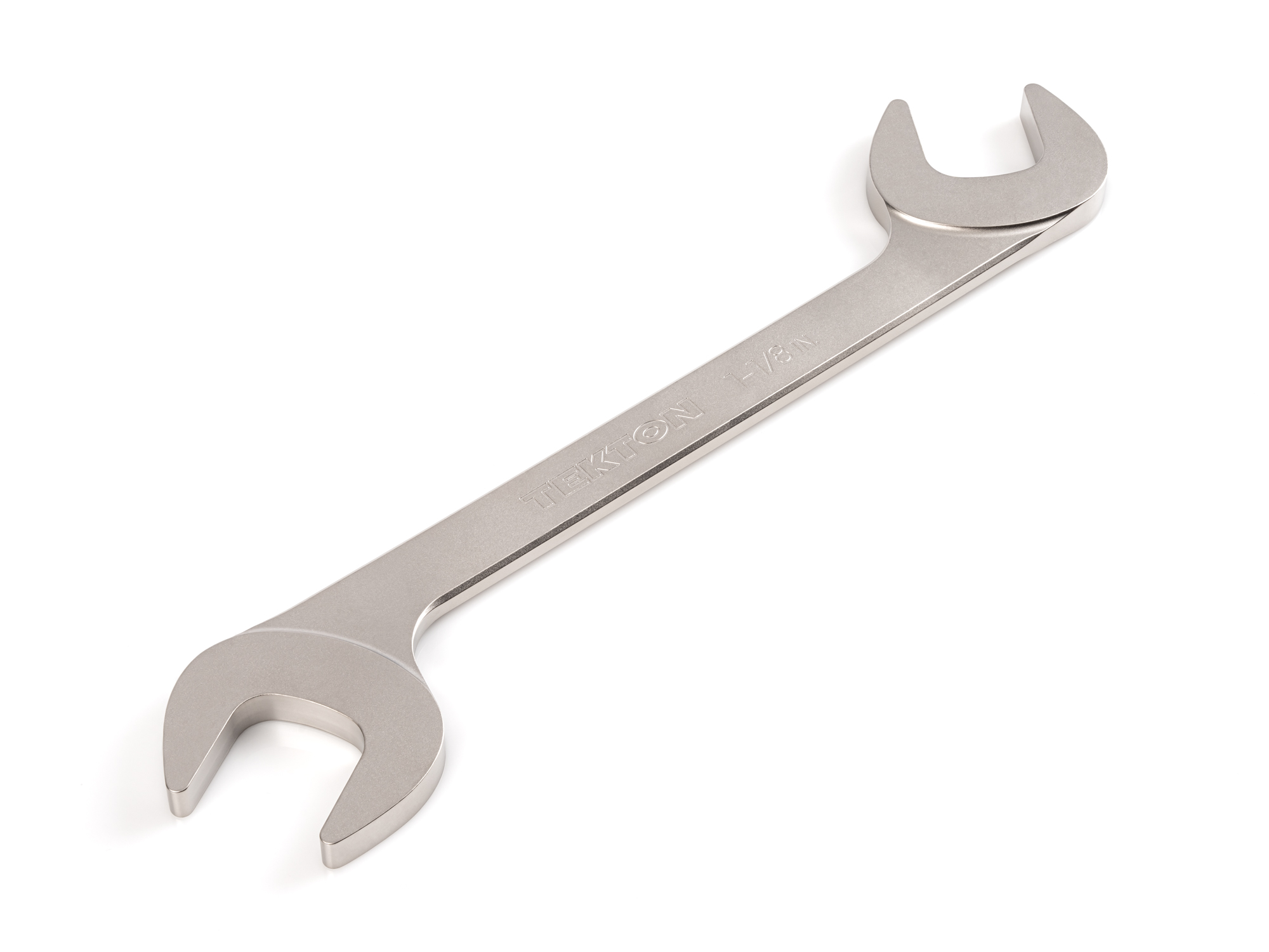 1-1/8 Inch Angle Head Open End Wrench | TEKTON | Made in USA