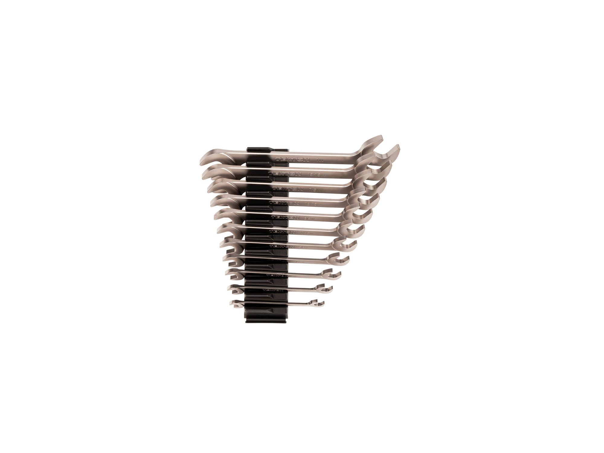 11-Piece Angle Head Wrench Set with Organizer | TEKTON | (3/8–1 in.)
