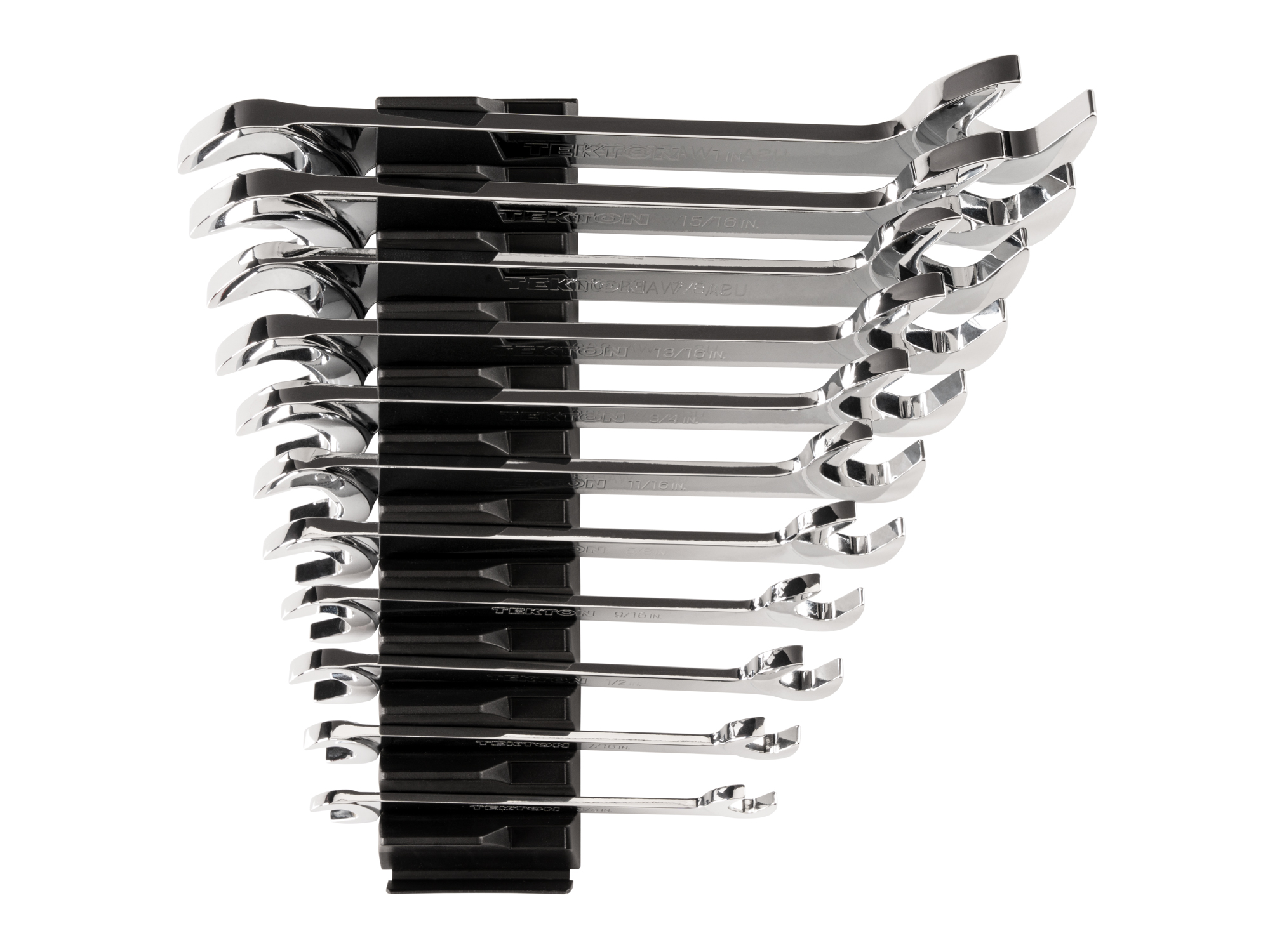 11-Piece Angle Wrench Set with Organizer | TEKTON | (3/8-1 in.)