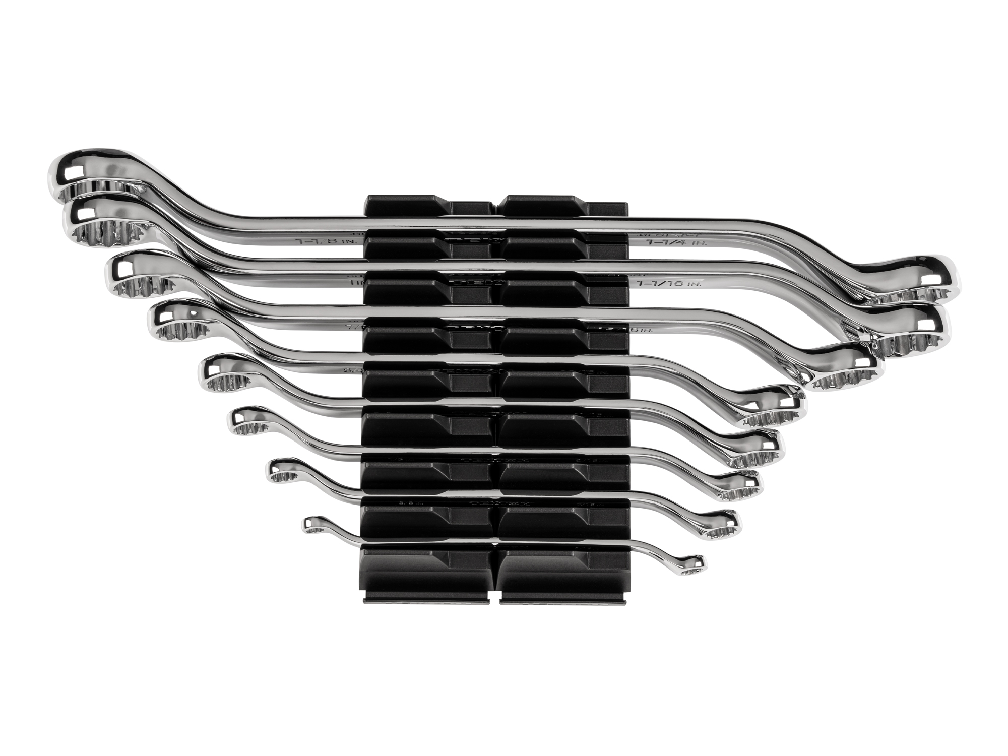 8-Piece 45-Degree Offset Box End Wrench Set with Organizer | TEKTON