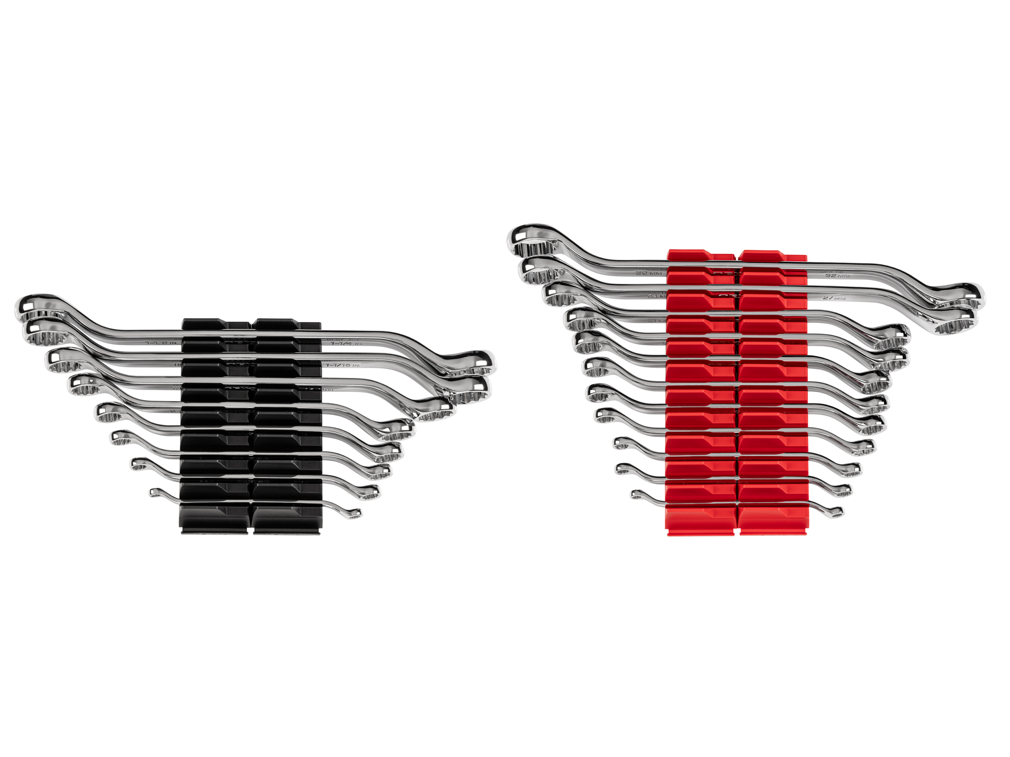 19-Piece 45-Degree Offset Box End Wrench Set with Organizer | TEKTON