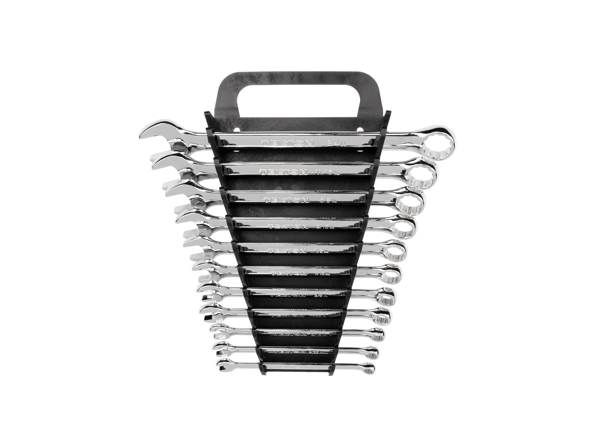 11-Piece Combination Wrench Set (1/4-3/4 in.) - Holder | TEKTON