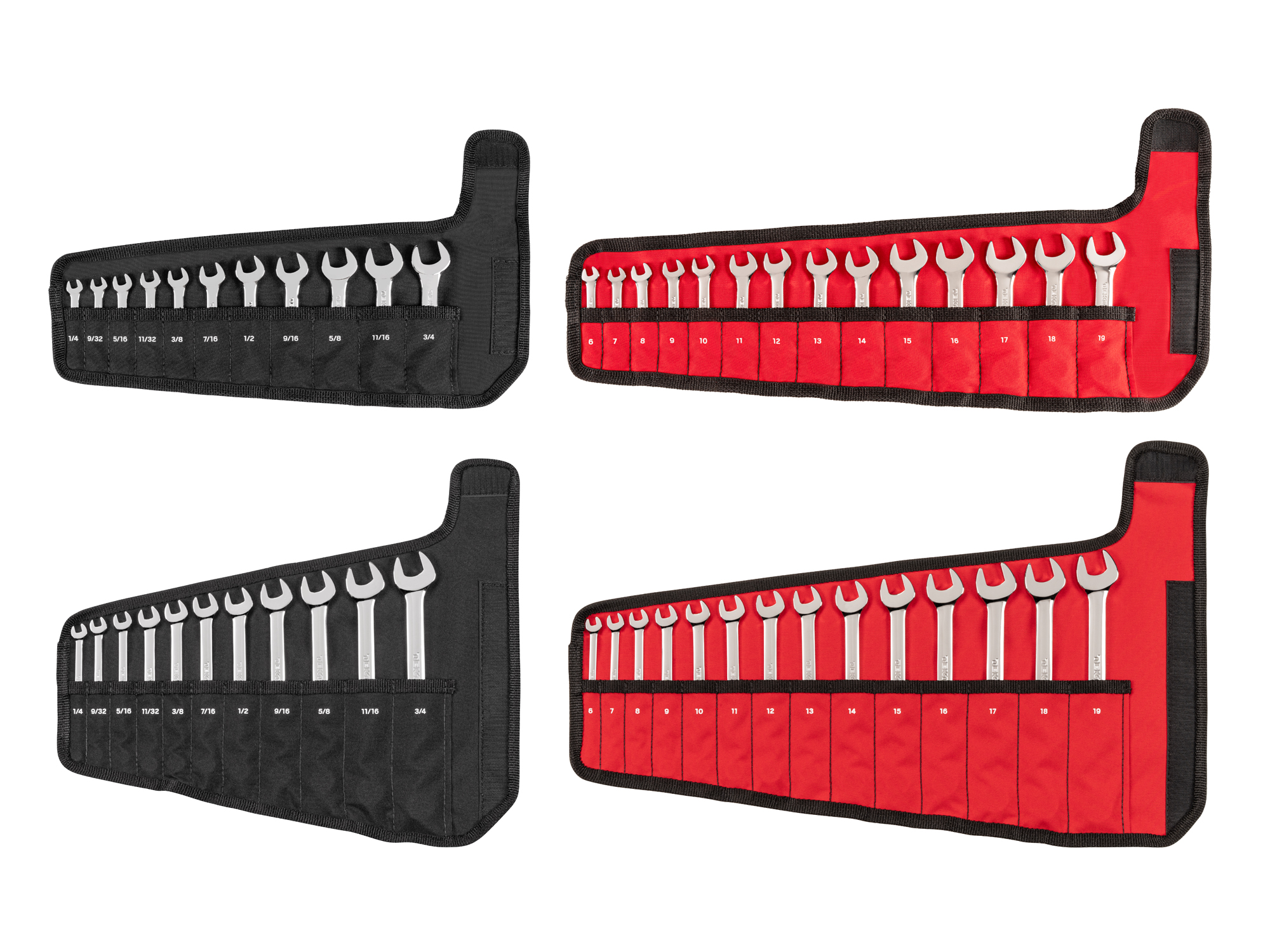 50-Piece Stubby and Standard Length Wrench Set (Pouch) | TEKTON 50-Piece Stubby and Standard Length Wrench Set (Pouch) | TEKTON