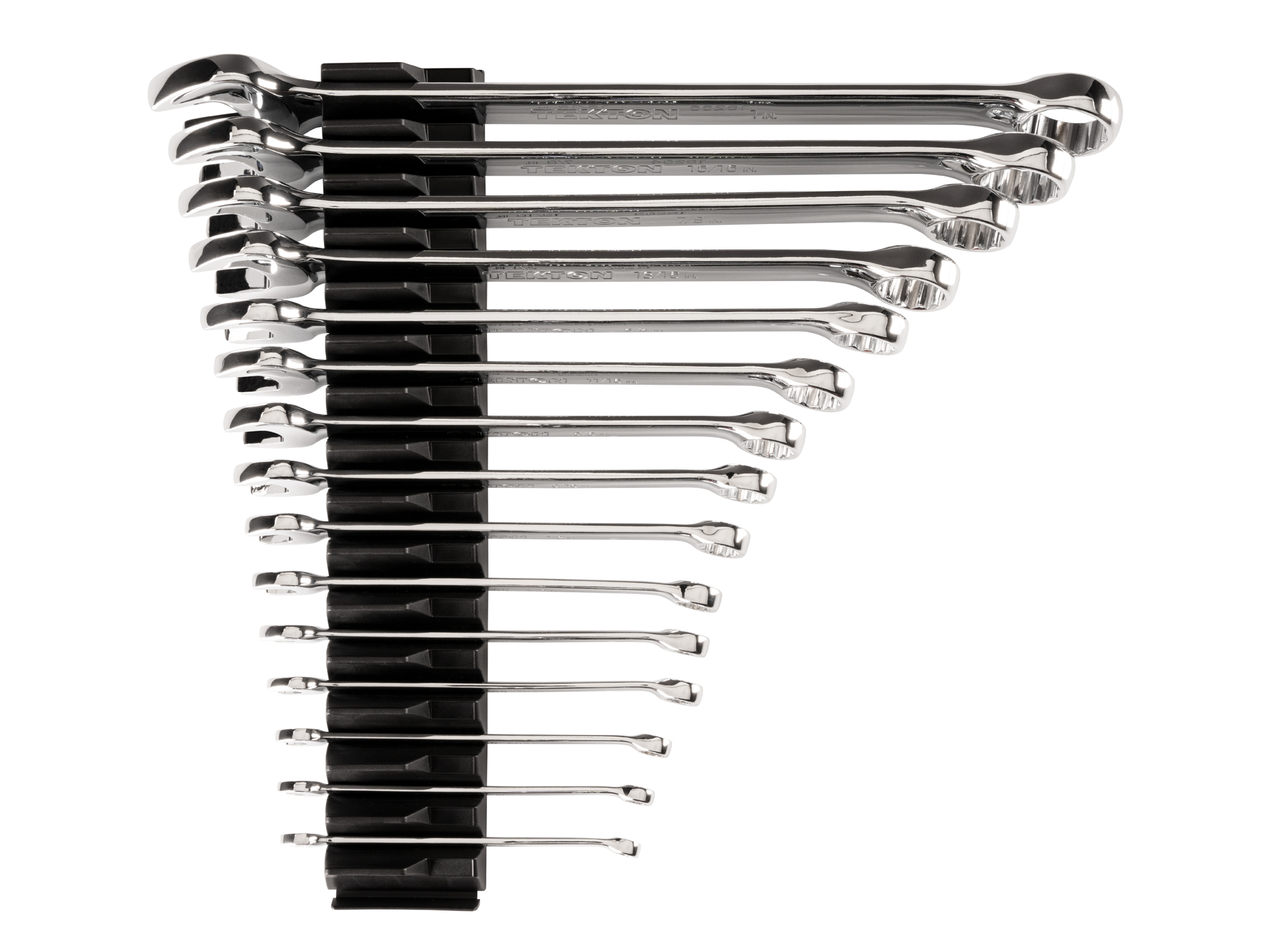 15-Piece Inch Wrench Set with Wrench Organizer | TEKTON