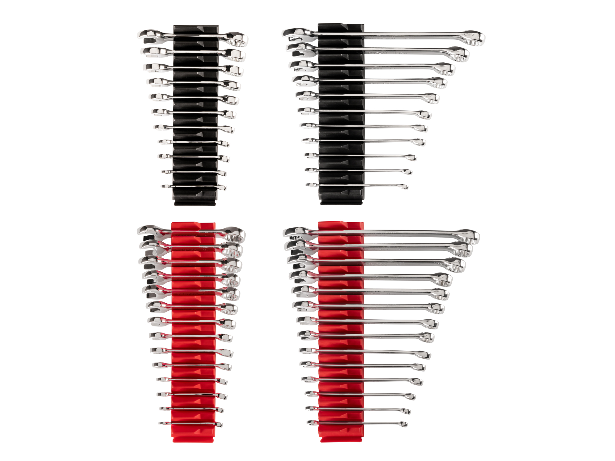 50-Piece Regular and Stubby Wrench Set with Organizer | TEKTON