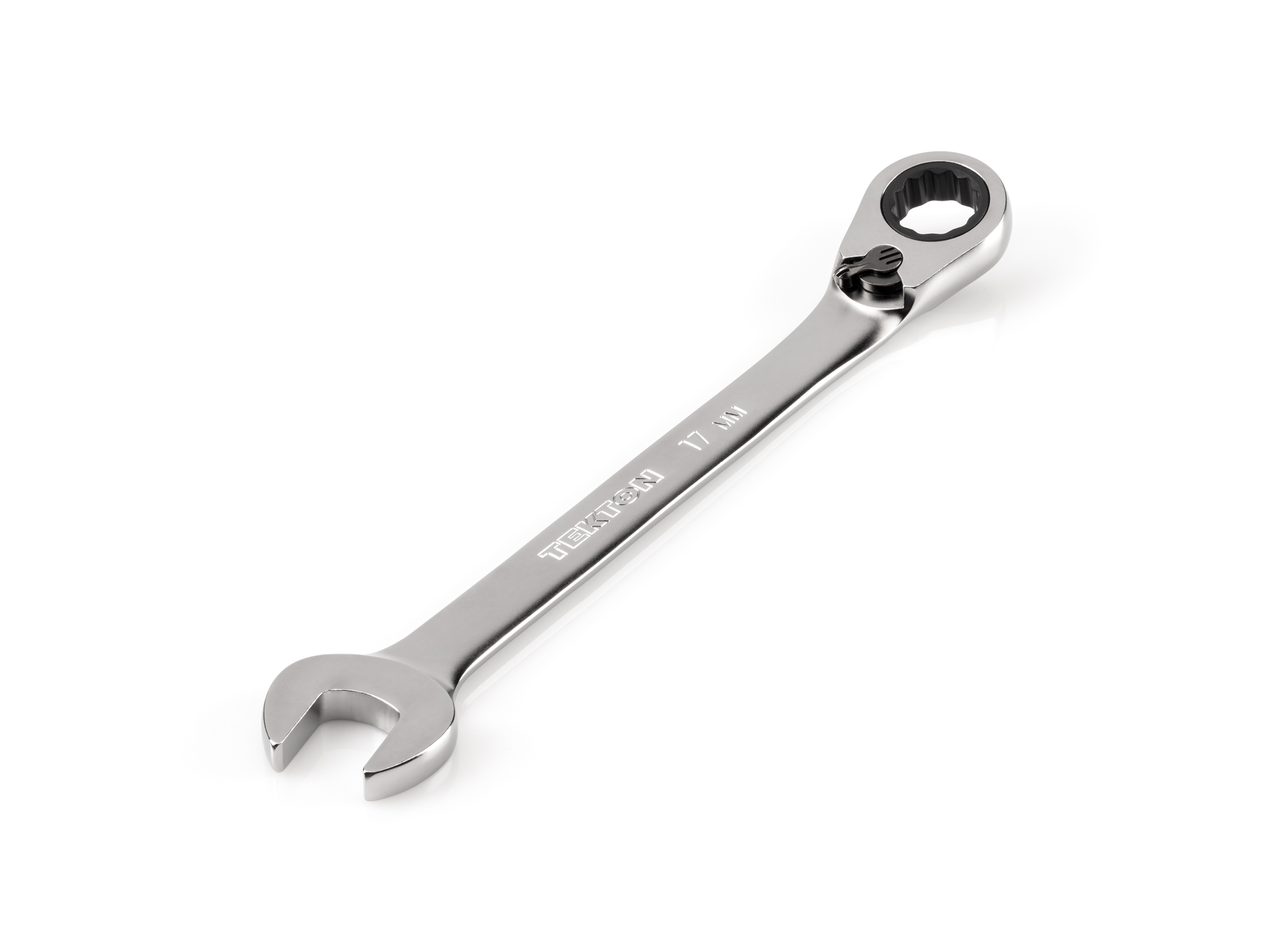 17 mm Reversible 12-Point Ratcheting Wrench | TEKTON