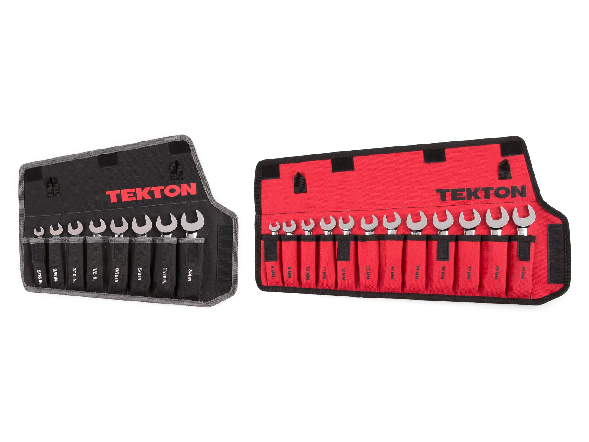 Stubby Ratcheting Combination Wrench Set, 20-Piece (Pouch) | TEKTON ...