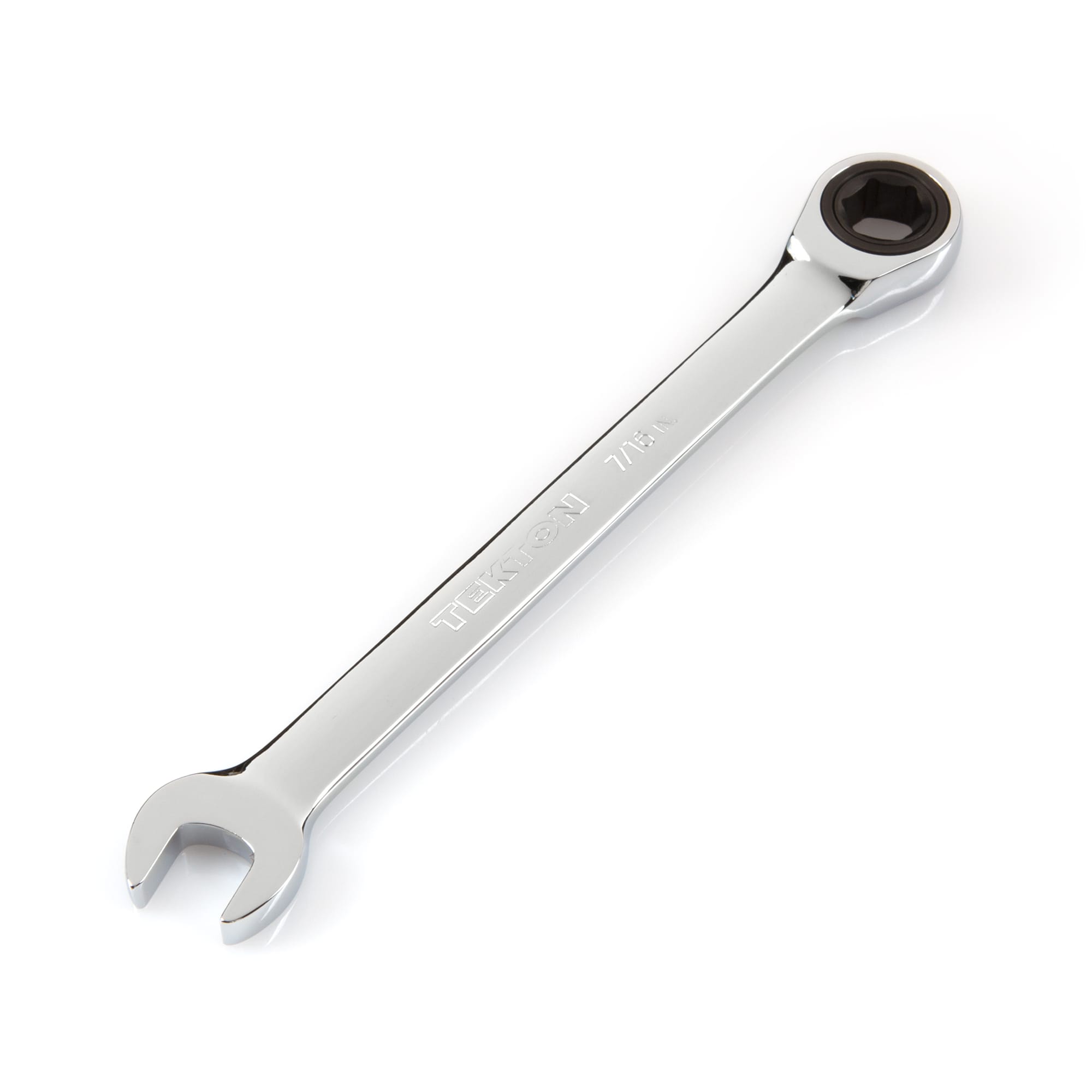 7/16 Inch Ratcheting 6-Point Combination Wrench | TEKTON | WRN53009