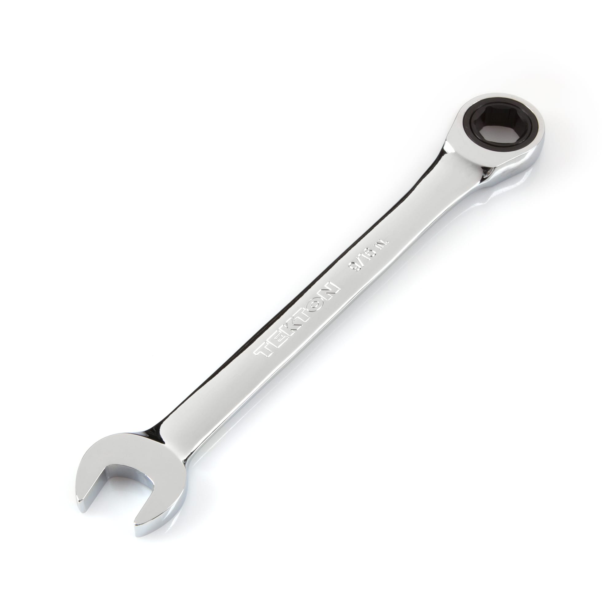 9/16 Inch Ratcheting 6-Point Combination Wrench | TEKTON | WRN53011