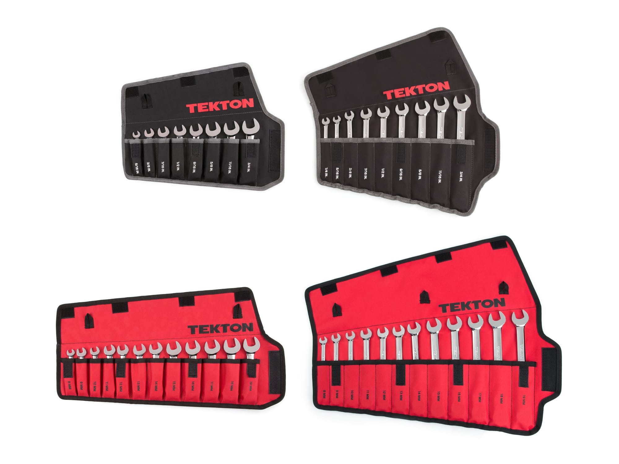 Stubby and Standard Length Ratcheting Wrench Set, 41-Piece (Pouch) | TEKTON