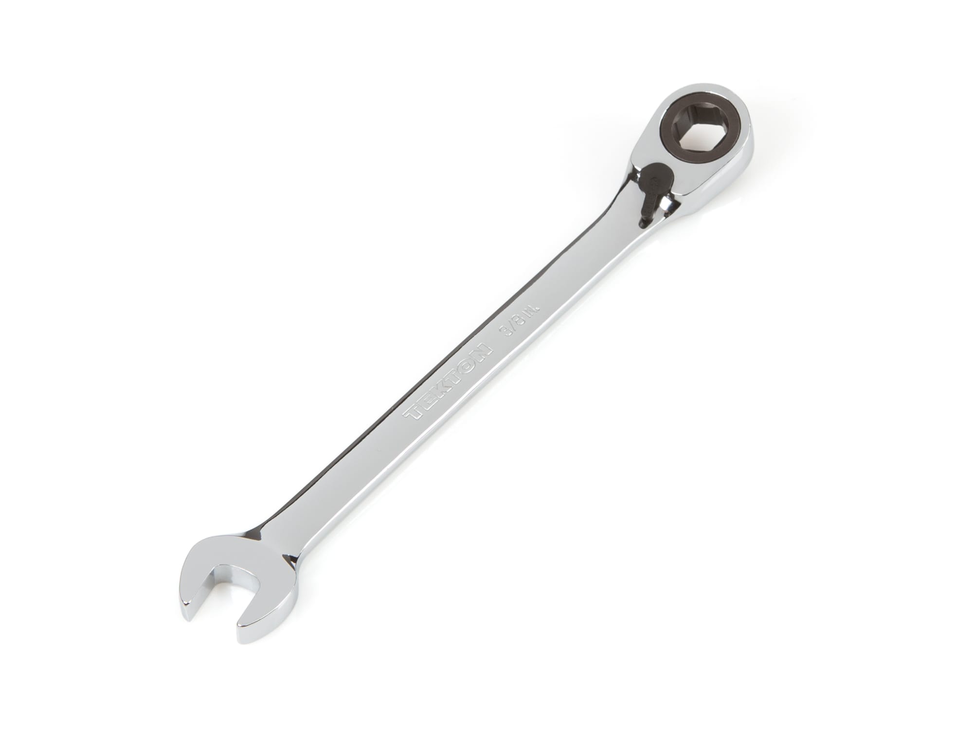 3/8 Inch Reversible Ratcheting Combination Wrench | WRN56008 | TEKTON