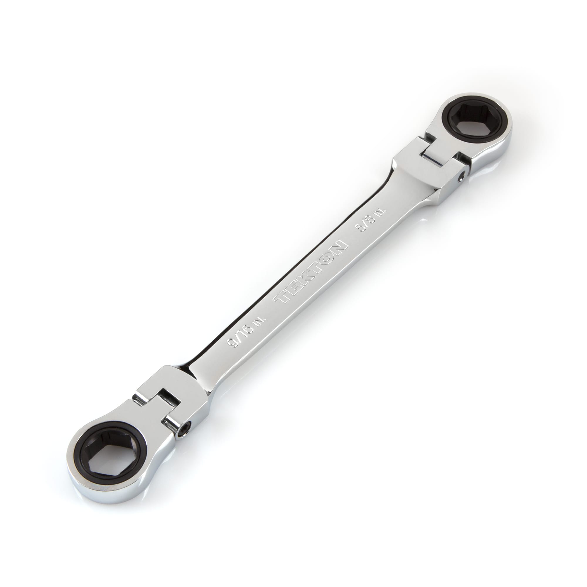 9/16 x 5/8 Inch Flex Ratcheting 6-Point Box End Wrench | TEKTON | WRN76007