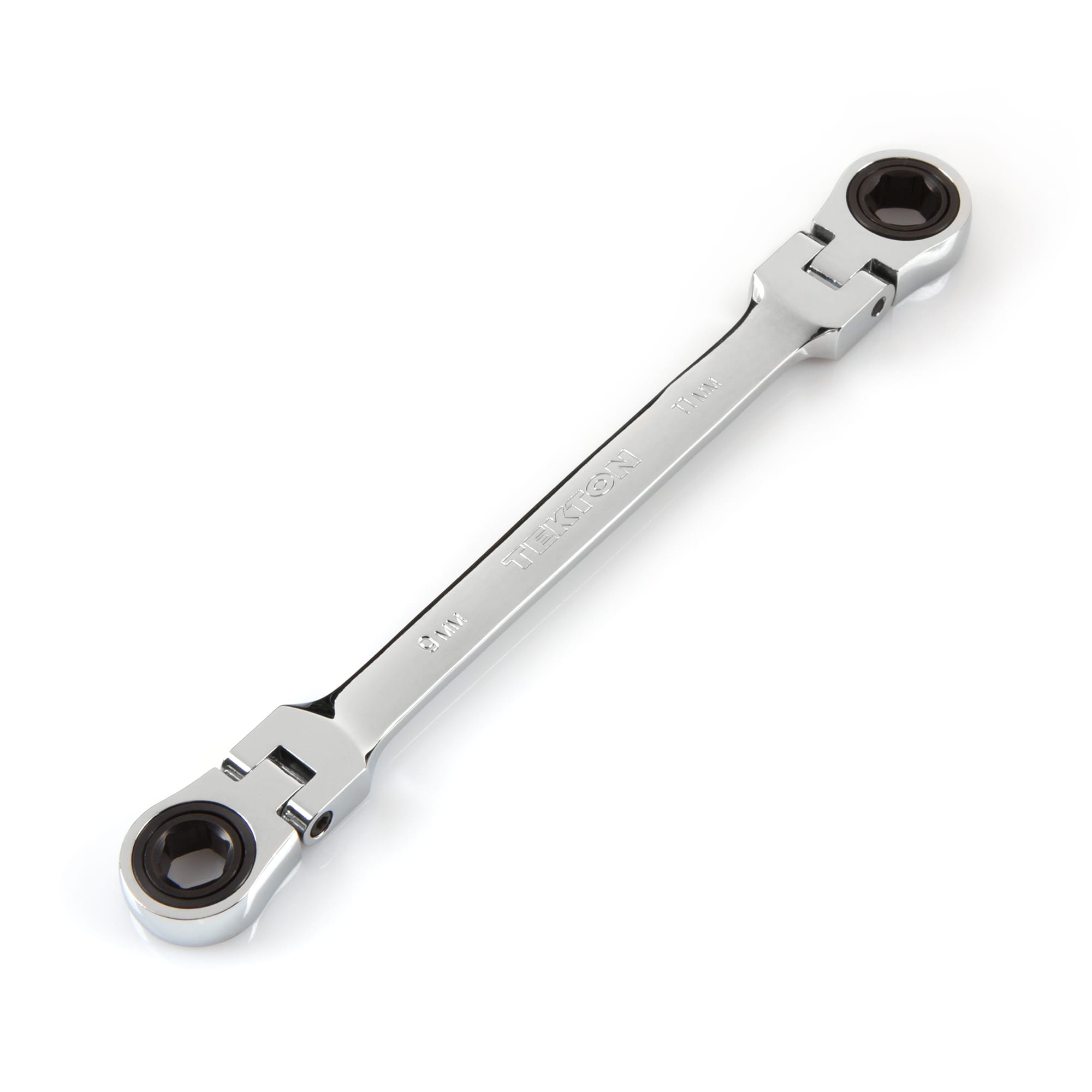 9 x 11 mm Flex Ratcheting 6-Point Box End Wrench | TEKTON | WRN76105