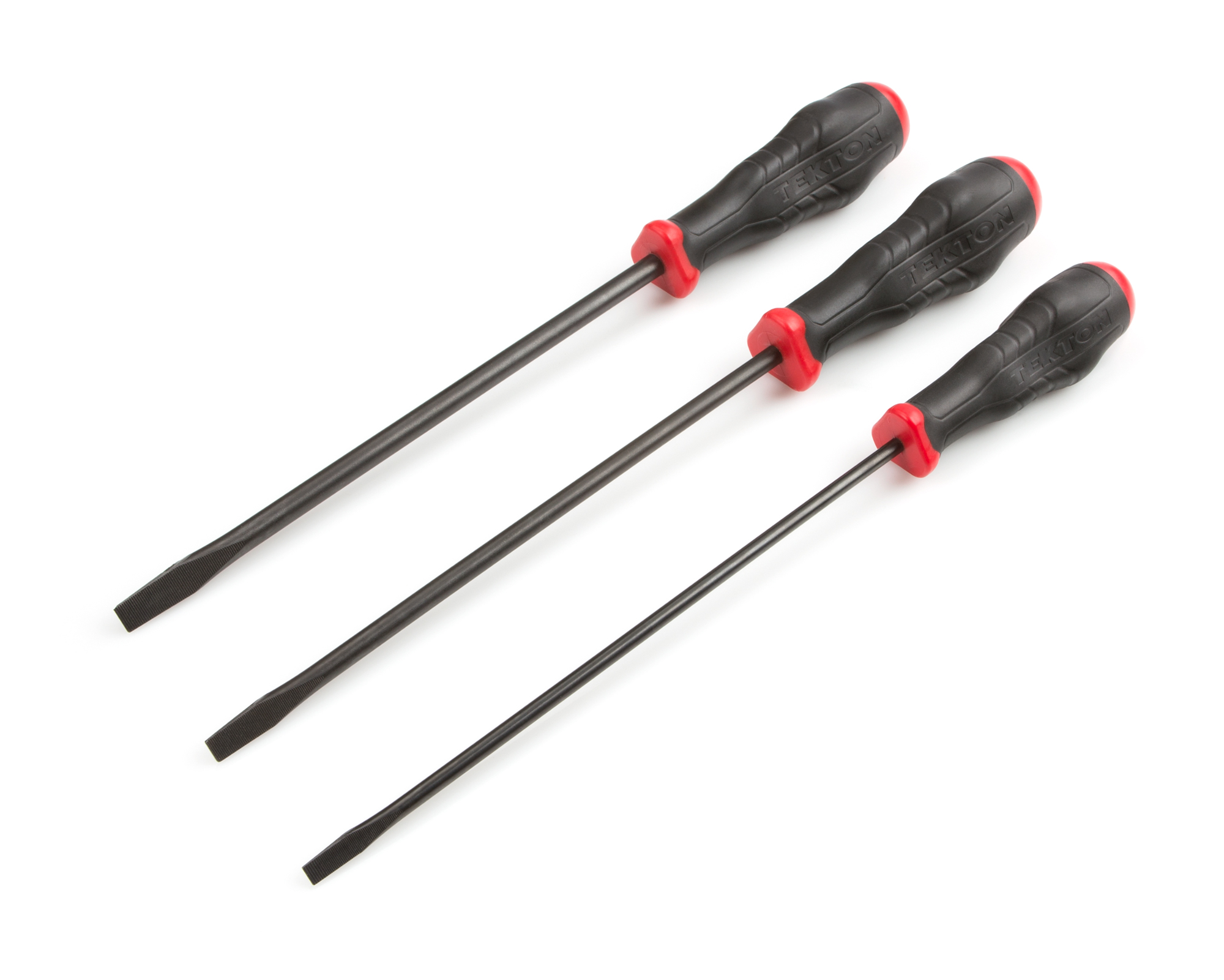 3-Piece Long Slotted High-Torque Screwdriver Set | TEKTON
